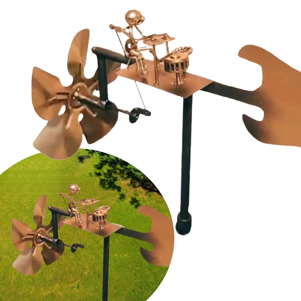 Handmade Metal Rock Band Windmill🎁 – Bunby